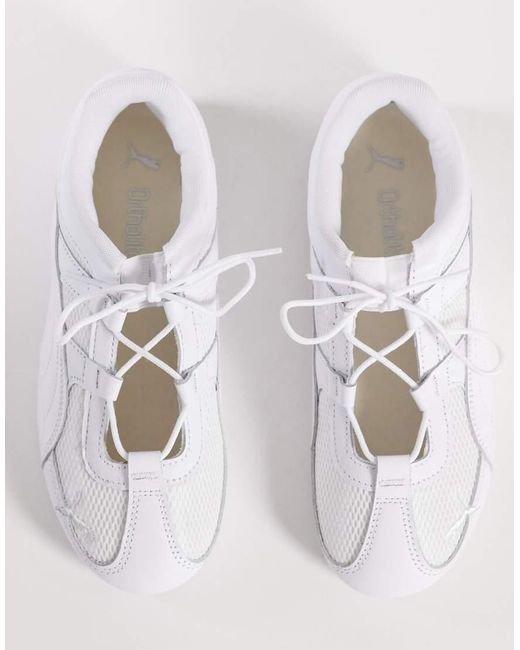 PUMA Speedcat Go Mary Jane Sneakers in White | Lyst UK