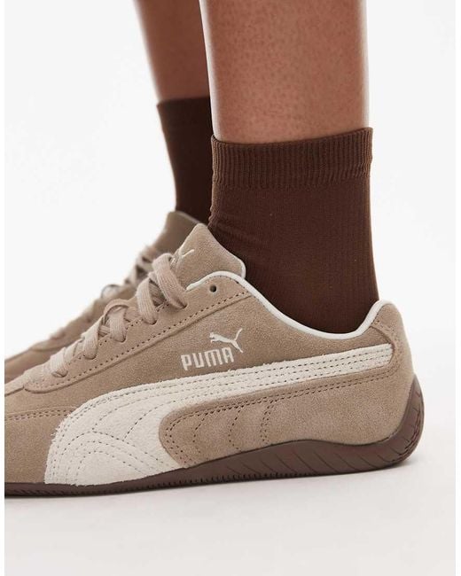 PUMA Speedcat Elevated Trainers in Brown | Lyst UK