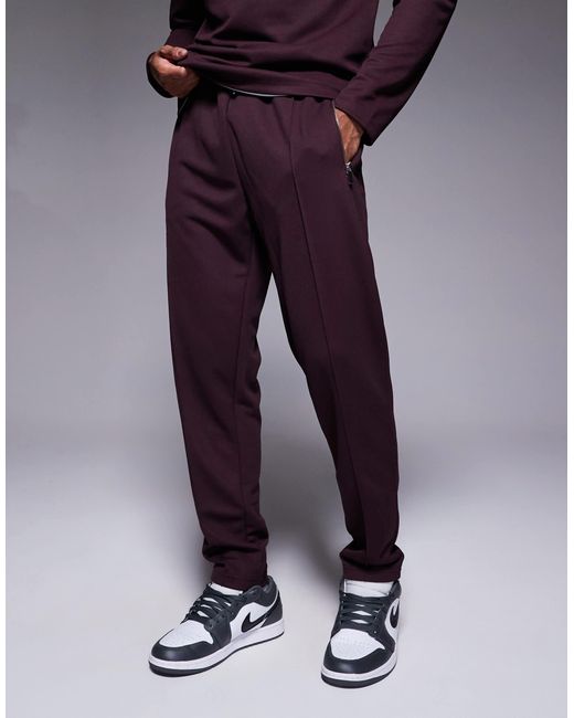 River Island Smart Slim Trackies in Blue for Men | Lyst