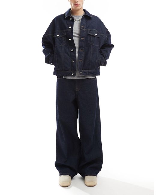 ASOS Co-Ord Super Baggy Jean in Blue for Men | Lyst