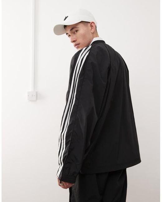 adidas Originals Adilenium Season 3 Track Jacket in Black for Men | Lyst UK