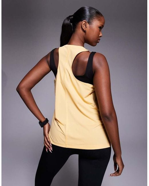 adidas Originals Adidas Running Iconic Tank in Orange | Lyst UK