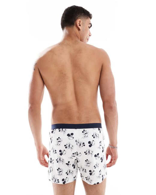 ASOS Disney 2 Pack Boxer With Mickey Mouse Print in Blue for Men | Lyst