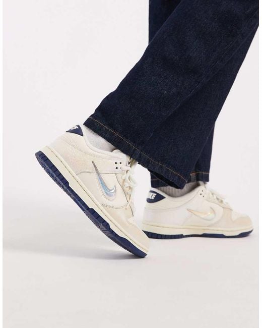 Nike Dunk Low Trainers in Blue | Lyst UK