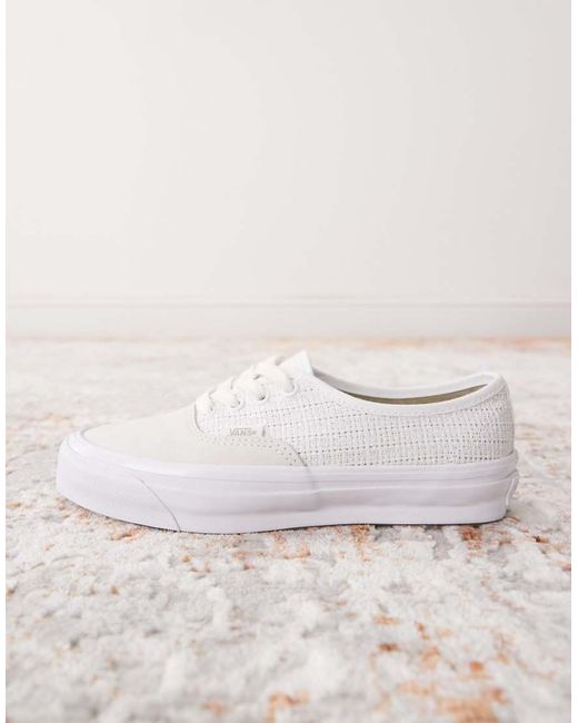 Vans Premium Authentic 44 in Natural | Lyst UK