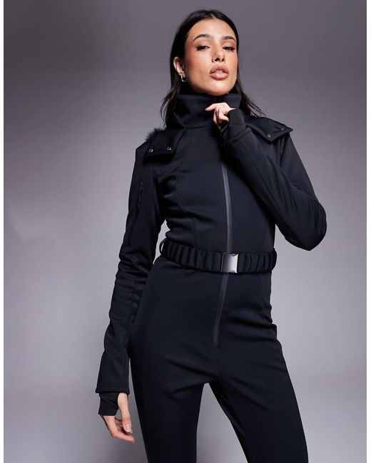 ASOS 4505 Ski & Snow Asos 4505 Tall Ski Soft Shell Belted Ski Suit With ...