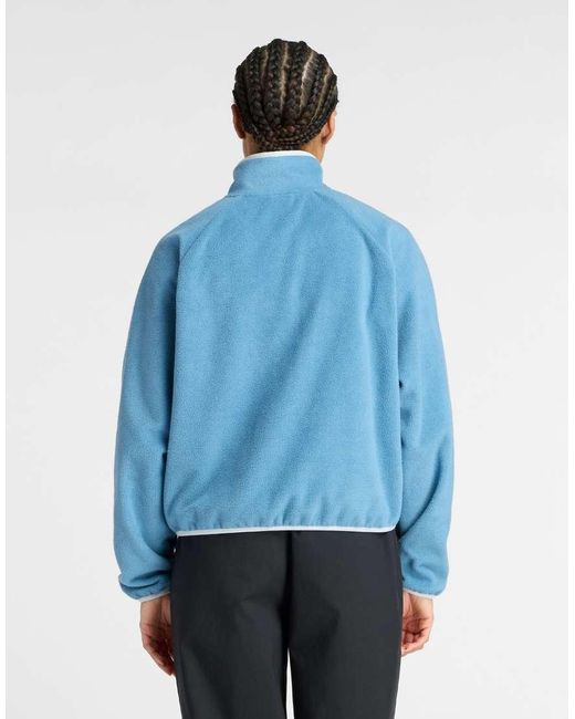 New Balance Sport Polar Fleece Half Zip in Blue | Lyst UK