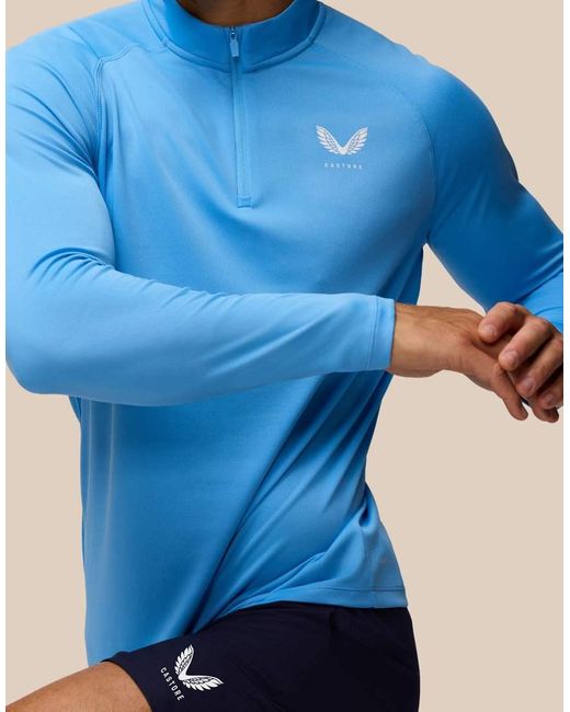 Castore Adapt Training 1/4 Zip Top in Blue for Men | Lyst UK