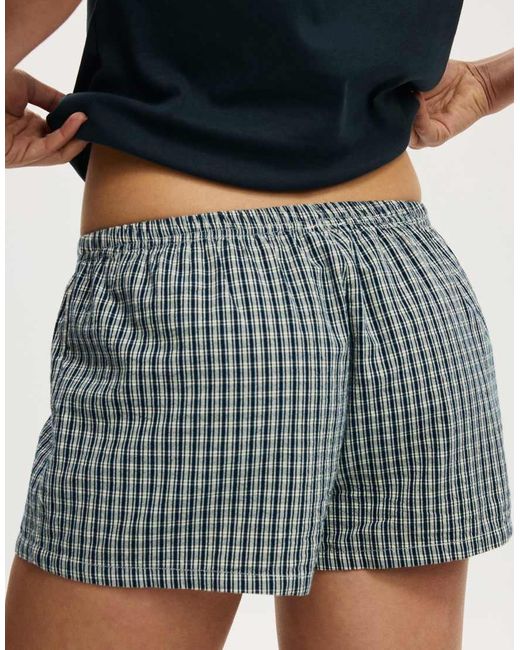 Cotton On Hazel Micro Short in Blue | Lyst UK