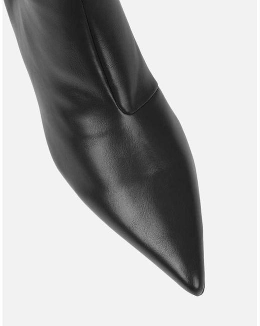 SIMMI Lambert Low Heeled Boots in Black | Lyst UK