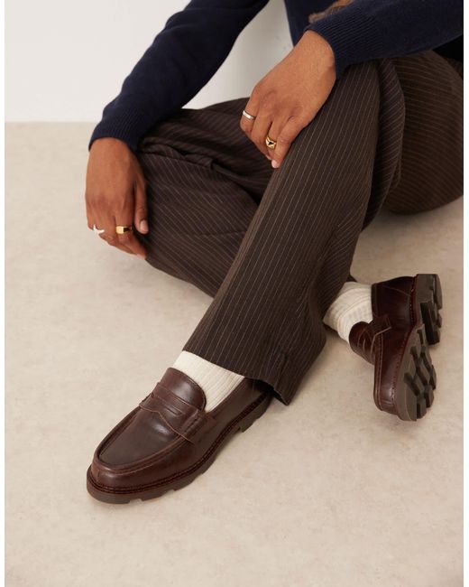 Pompeii UK Pompeii Modena Leather Loafers in Black for Men | Lyst