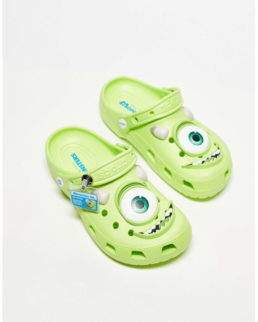 Crocs™ Monsters Inc Mike Clogs in Green | Lyst
