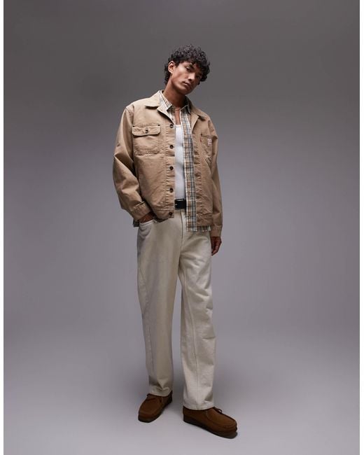 Levi's Workwear Capsule Sunrise Trucker Jacket in Gray for Men | Lyst