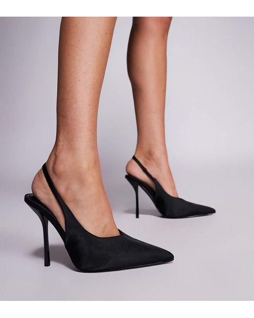 SIMMI Simmi London Bexley Wide Fit Heeled Pumps in Black | Lyst UK