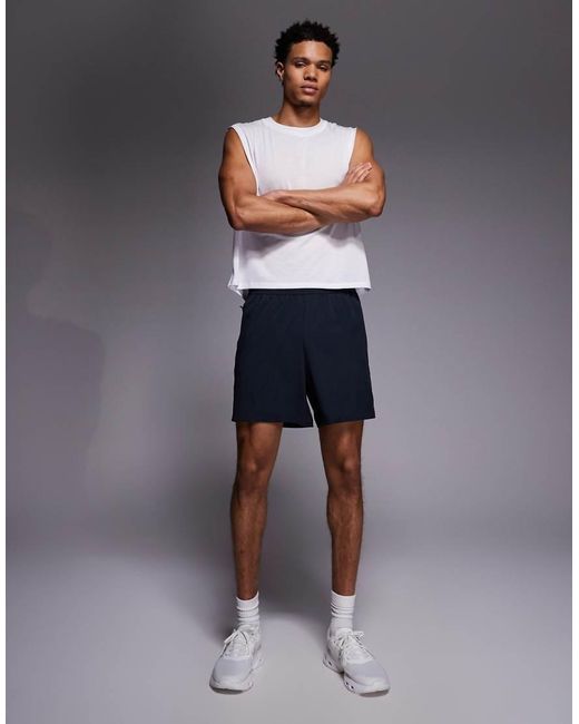 4505 Icon 5 Inch Quick Dry Training Shorts With Zip Pockets in Grey for ...