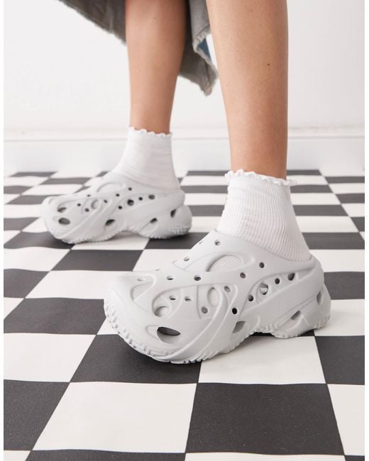 Crocs™ Caged Clog in Gray | Lyst