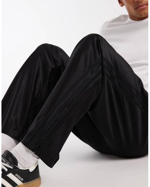 adidas Originals Firebird Metallic Track Pants in White for Men | Lyst UK