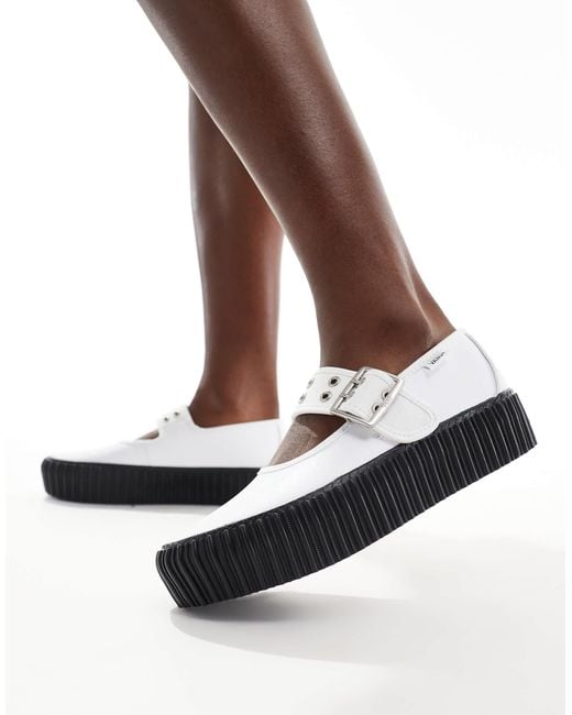 Vans Mary Jane Platform Creepers in Brown | Lyst