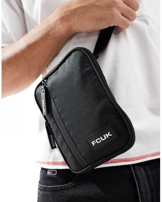 French Connection French Connection Fcuk Crossbody Bag in White for Men ...