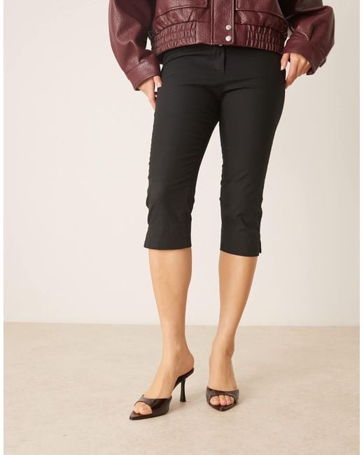 Mango Heeled Mule in Black | Lyst