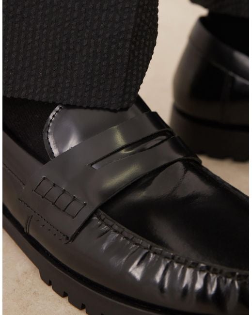 ASOS Loafers in Black for Men | Lyst