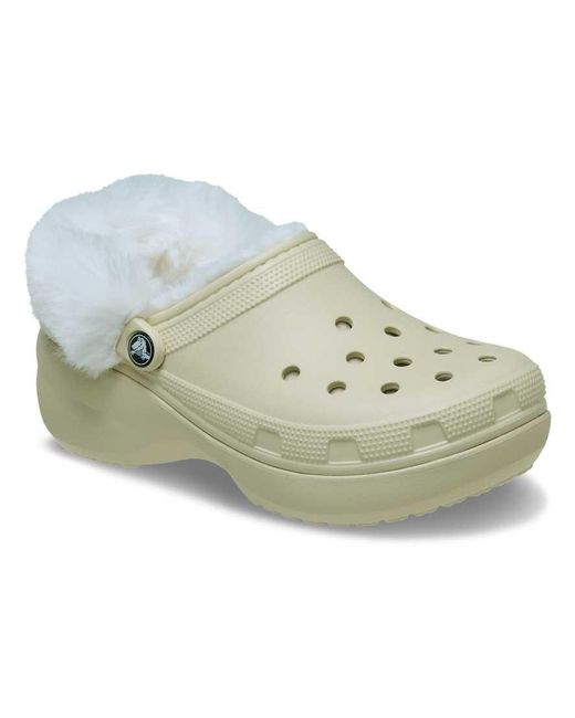 Crocs™ Classic Platform Fleece Lined Clog | Lyst UK