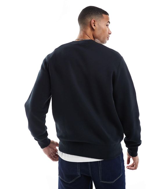 Nike Club Letters Logo Crew Neck Sweatshirt in Blue for Men | Lyst
