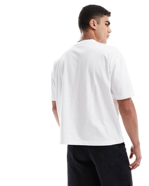 ASOS Boxy Oversized T-shirt With France Sport Graphic in White for Men | Lyst