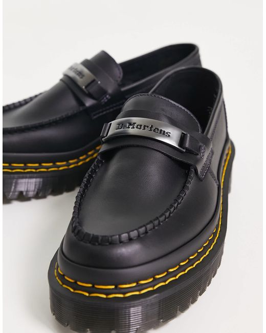 Dr. Martens Penton Bex Double Stitch Loafer in Black for Men | Lyst ...