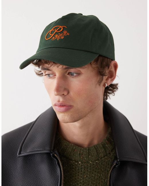 Prohibited 5 Panel Bloom Logo Cap in Green for Men | Lyst