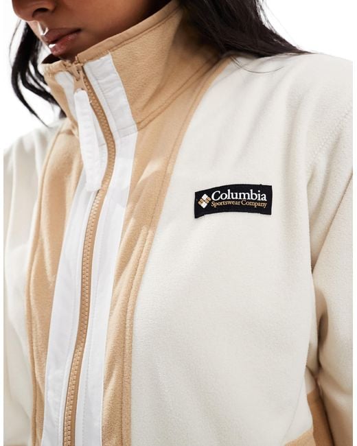 Columbia Back Bowl Full Zip Fleece in Blue | Lyst UK