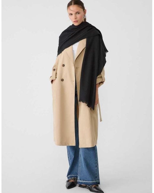 Stradivarius Basic Scarf in Blue | Lyst UK