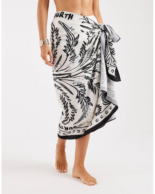 Paréo 4th & Reckless en coloris Blanc | Lyst