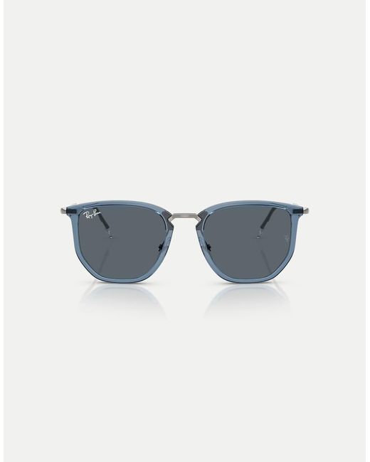 Ray-Ban Rb4451 Irregular Sunglasses With Lens in Blue | Lyst UK