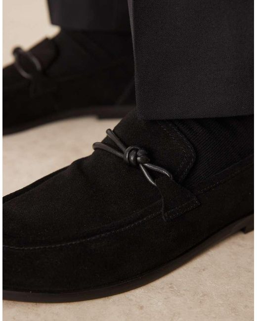ASOS Slim Loafers in Black for Men | Lyst UK