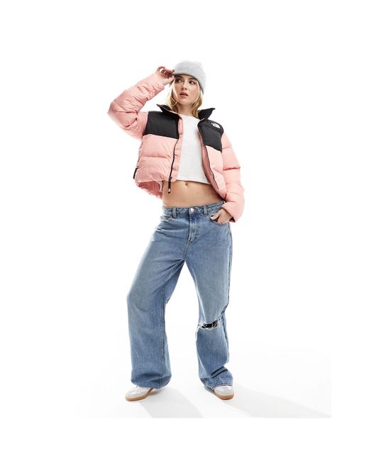 The North Face Saikuru Cropped Puffer Jacket in Blue | Lyst The North Face Saikuru Cropped Puffer Jacket in Blue | Lyst