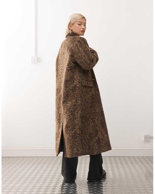 Reclaimed (vintage) Maxi Duster Coat in Natural | Lyst UK