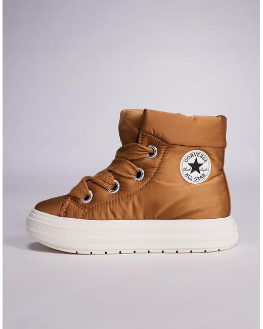 Converse Chuck Taylor All Star Elements Boots in Brown | Lyst UK