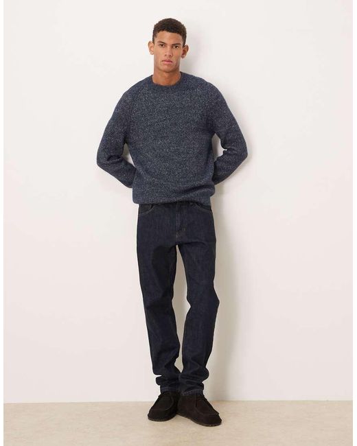 Mango Oversized Knitted Jumper in Blue for Men | Lyst UK