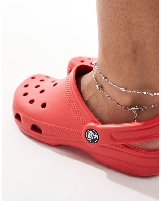 Crocs™ Classic Clog in Red | Lyst