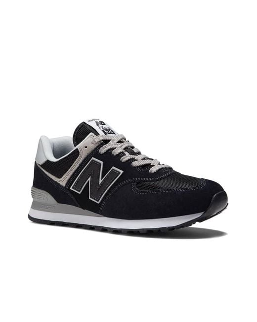 New Balance 574 Trainers in Black | Lyst UK