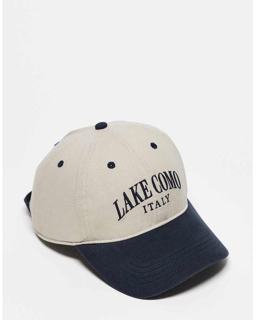 Abercrombie & Fitch Lake Como Destination Dad Baseball Cap in Blue ...