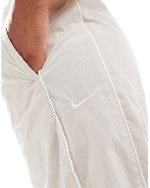 Nike Windrunner Trackpant in White | Lyst