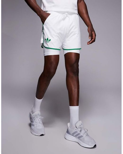 adidas Originals Adidas Tennis Shorts in White for Men | Lyst UK
