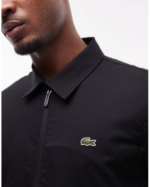 Lacoste Trucker Jacket in Red for Men | Lyst