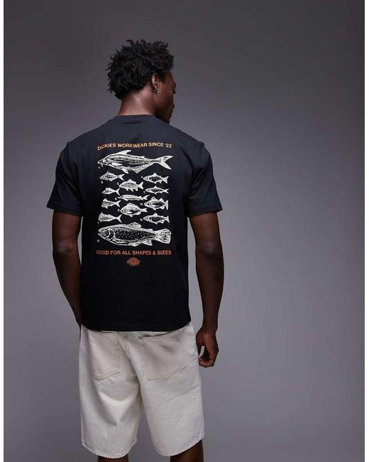 Dickies Laryville Graphic Backprint T-shirt in Black | Lyst UK