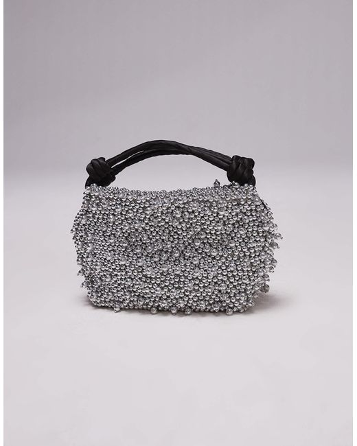 TOPSHOP Gru Embellished Grab Bag in Black | Lyst
