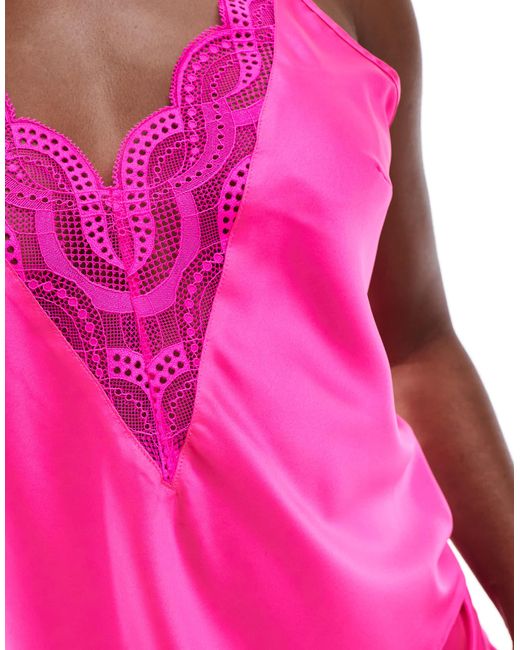 Ann Summers Adoration Cami And Short Pj Set in Pink | Lyst
