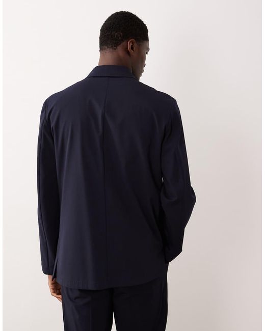 Mango Parioli Slim Fit Tailored Blazer Co-ord in Blue for Men | Lyst UK