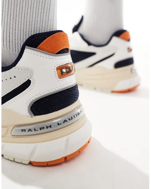Polo Ralph Lauren Trackstr 275 Trainer in White for Men | Lyst